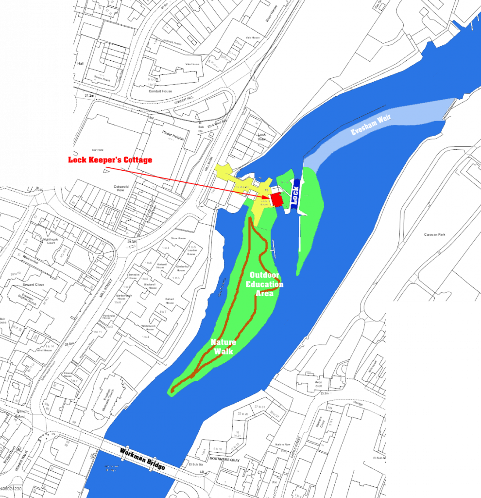 Map - The Evesham Lock Island Project